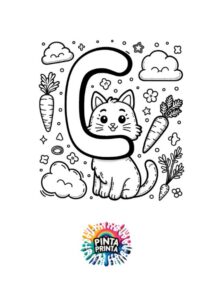 🎨 Dibujos de letra C para colorear >> ¡Dale Color Ahora!
