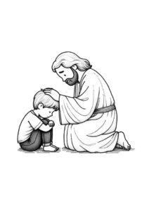 🎨 Dibujos de Diós me ama para colorear >> ¡Dale Color Ahora!