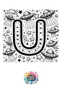 🎨 Dibujos de letra U para colorear >> ¡Dale Color Ahora!