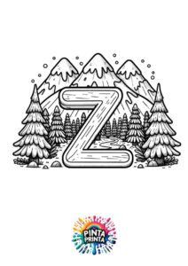 🎨 Dibujos de letra Z para colorear >> ¡Dale Color Ahora!